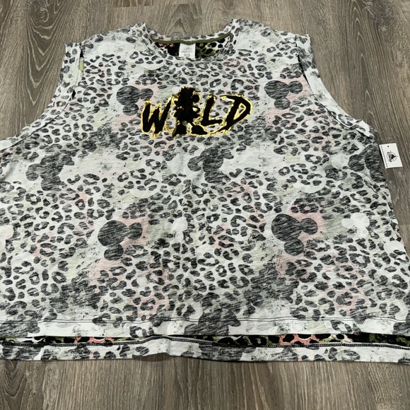 Disney | Tops | New Disney Minnie Mouse Animal Print Shirt 3x Oc26 ...